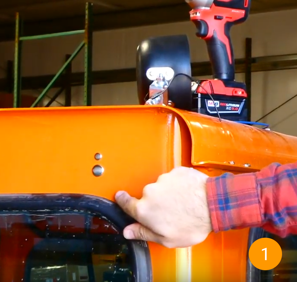 Work Lights Installation - Broce Broom