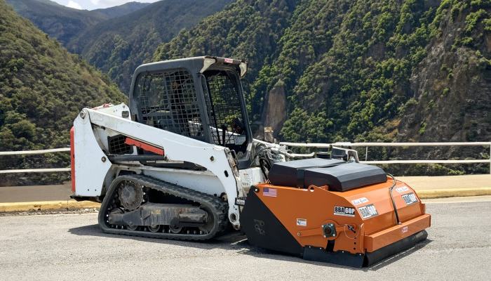 Broce Broom - Skid Steer Pickup Broom Attachment