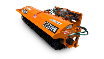 Broce Broom Skid Steer Broom Attachment- Angle Broom