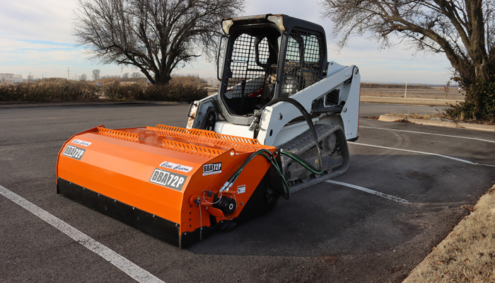 Broce Broom - Skid Steer Pickup Broom Attachment