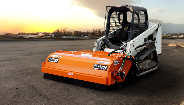 Broce Broom - Skid Steer Pickup Broom Attachment