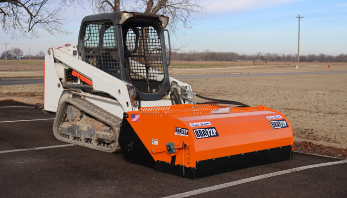 Broce Broom - Skid Steer Pickup Broom Attachment