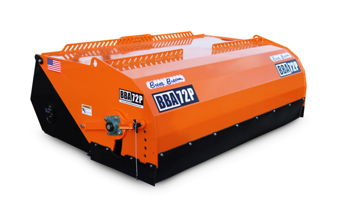 Broce Broom - Skid Steer Pickup Broom Attachment