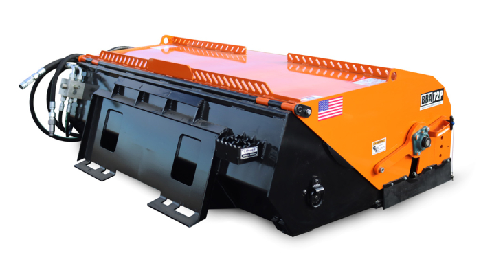 Broce Broom - Skid Steer Pickup Broom Attachment